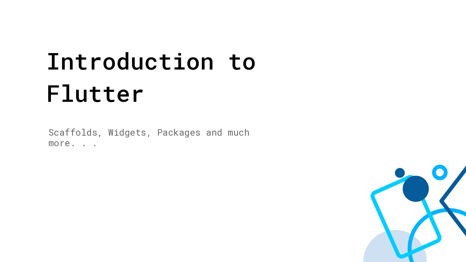 Introductory And Live Coding Session On Flutter Dsc Iiit Delhi